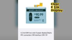 4.2 E Ink Display SPI ESL Smart Card