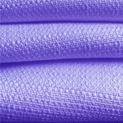 Cina 300D*300D Stoffa di divano tessuto Lino di colore massiccio come lo spessore Jacquard Polyester Slub Tweed Stoffa in vendita