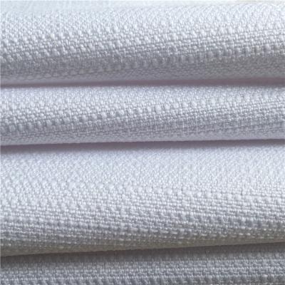 Cina 300D*300D Stoffa di divano tessuto Lino di colore massiccio come lo spessore Jacquard Polyester Slub Tweed Stoffa in vendita
