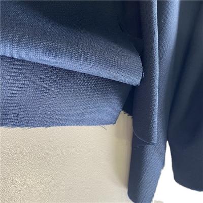China Stretch Polyester Geweven Plain Anti Static Stof voor Lad Gown Medische Suits Te koop