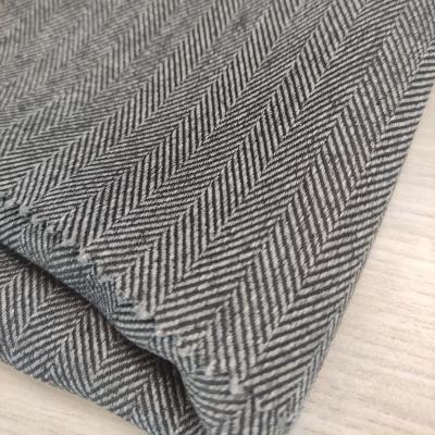 中国 服 透気 防水 100% ポリエステル 300d カチオニック メランジェ ヘリングボーン デニム 布 販売のため