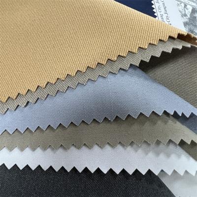 Cina Poliestere cotone quadrilaterale stretch TC spandex tessuto per uniforme ospedaliero anticloro in vendita