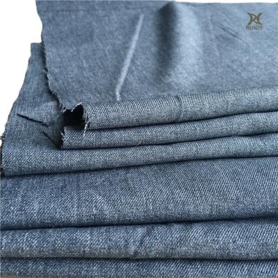 China Anti Pill 95% Polyester 5% Spandex Twill Cation Kopie Linnen Stretch Stof Voor Vrouwenbroeken Te koop