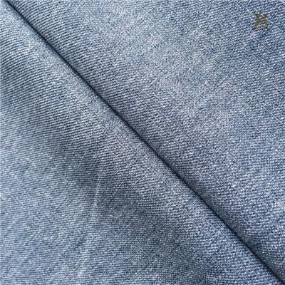 China Anti Pill 95% Polyester 5% Spandex Twill Cation Kopie Linnen Stretch Stof Voor Vrouwenbroeken Te koop