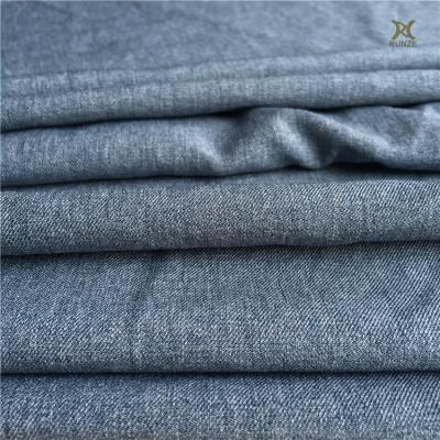 China Anti Pill 95% Polyester 5% Spandex Twill Cation Kopie Linnen Stretch Stof Voor Vrouwenbroeken Te koop