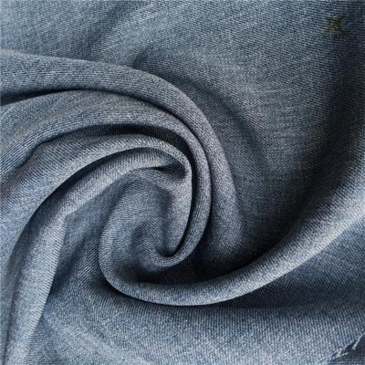 China Anti Pill 95% Polyester 5% Spandex Twill Cation Kopie Linnen Stretch Stof Voor Vrouwenbroeken Te koop