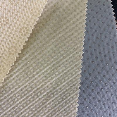 China 150gm Dicke Polyester Twill Silikon Dot Beschichtete Stoff für Babyschuhe und Haustiere Bett zu verkaufen