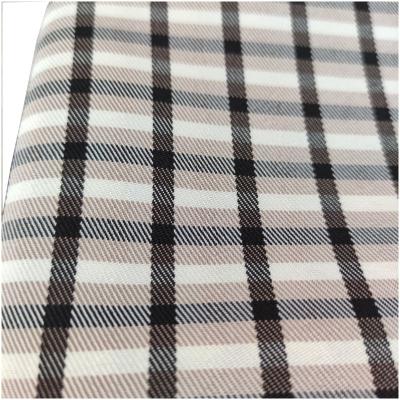 Cina Stoffa di twill in stile a piastre 100% di poliestere per abiti e abiti di peso medio in vendita
