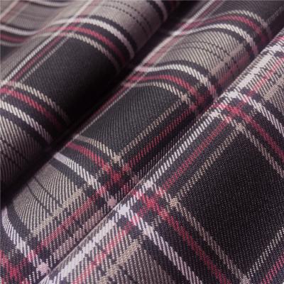 Cina Filati di poliestere tinti Twill tessuti in reticolo a quattro colori per abiti da donna in vendita