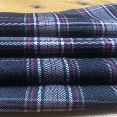 Cina Filati di poliestere tinti Twill tessuti in reticolo a quattro colori per abiti da donna in vendita