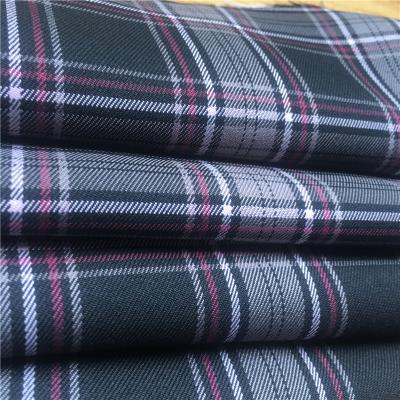 Cina Filati di poliestere tinti Twill tessuti in reticolo a quattro colori per abiti da donna in vendita