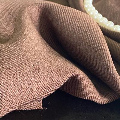 Cina 190gm GRS certificato riciclato poliestere morbido confortevole stretchy poli lana blazer tessuto per abiti in vendita