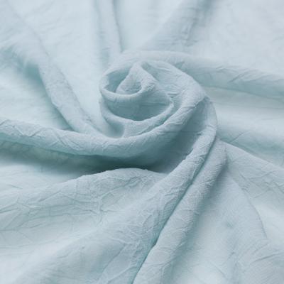Cina Larghezza 145cm Nero puro, tessuto di chiffon semplice e morbido, adatto per abiti da donna. in vendita
