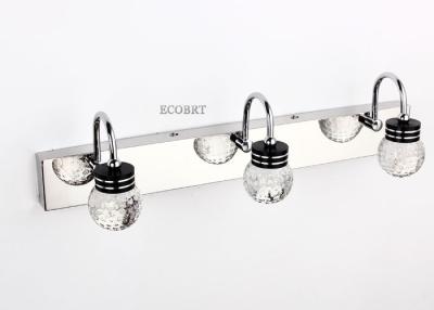 Cina Lo specchio di vetro rotondo decorativo del bagno della sfera di cristallo LED accende 3W 48cm 220Volts in vendita