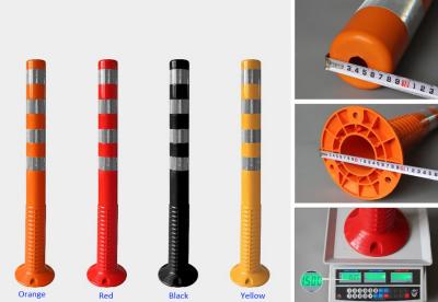 China Factory Direct TPU Flexible Highway Warning Bollard 450mm 750mm 1000mm Rebound Body UV & Impact Resistance for sale