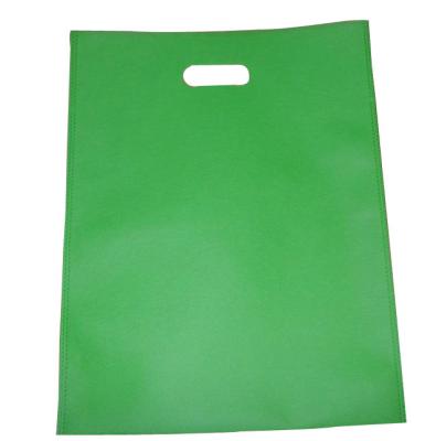 China Green Recycled PP Non Woven Bags Durable With 80g - 140g Non Woven Fabric for sale