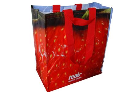 China Reusable Four Handles PP Woven Bags for Shopping , Embossing Surface for sale
