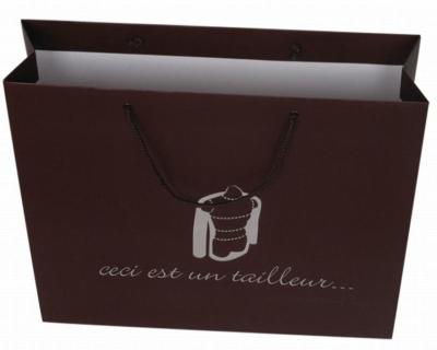 China Full Color Printing Recycled Paper Bags , 200gsm Shopping Paper Bag for sale