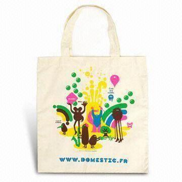 China Organic Cotton Bags with Custom Artwork for sale