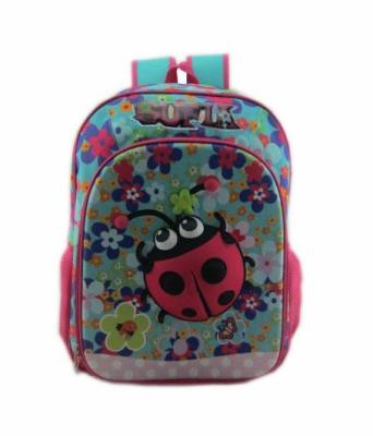 China Customized Cartoon Kids School Backpacks with PE Bottom Board for sale