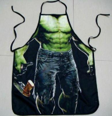 China Full Printed Non Woven Apron with 120 gsm Non Woven Laminated Fabric for sale
