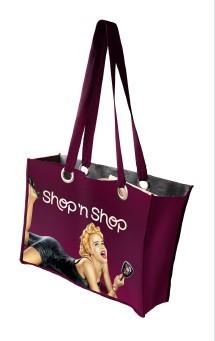 China Colorful Tote Non Woven Shopping Bags , Glossy Laminated Non Woven Bag for sale