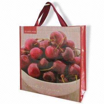 China Customized pp Woven Bag  Shopping Bag / Laminated Strong Bag For Promotion for sale