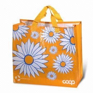 China Big PP Woven Bag  Laminated Woven Bag  Colorful Tote Bag For Promotion for sale