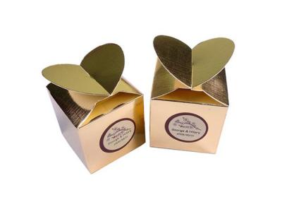 China Small Recycled Cardboard Gift Boxes , Glossy Lamination Art Paper Auto-lock Box for sale