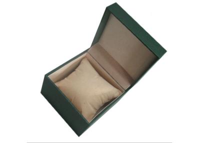 China Square handmade paper watch gift Packaging box foam insert for sale