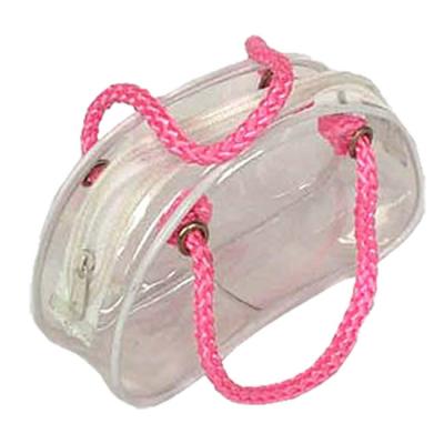 China Lovely Hello Kitty Small Clear PVC Bag With Zipper For Swimwear for sale