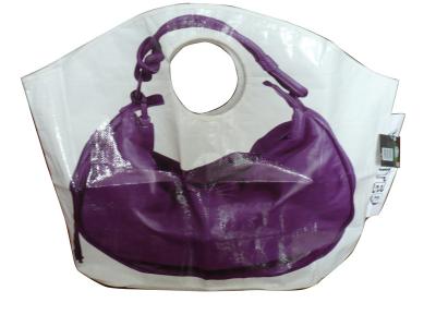 China Eco-friendly Reusable 120g WANTED White Shining PP Woven Shopping Bags for sale