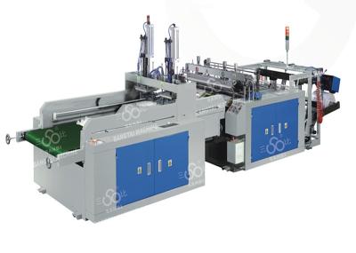 China Full Production Recycled PE Plastic T-Shirt Shopping Bag Make Machine Lines for sale