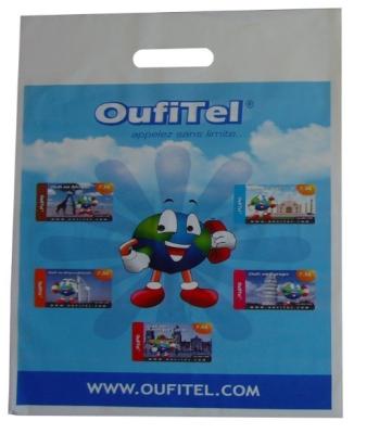 China Customized Die Cut Polyethylene Bags , HDPE Food Packaging Bag for sale
