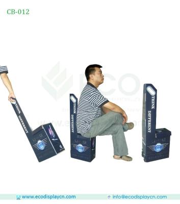 China Folding Shopping Trolley Bag With Chair, Cardboard Trolley Bags For Exhibition for sale