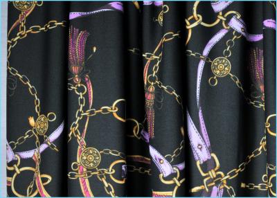 China Waistband Pattern Lycra Fabric Print For Fashion Design / Printed Spandex Fabric  1.5m*220gsm for sale