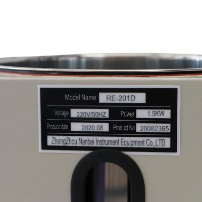 China certificação do ISO do evaporador giratório do refrigerador do vácuo da destilação do óleo 5L essencial à venda