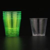 China 1OZ Transparent PS Plastic Cups - 3g Disposable Drinking Cups with Custom Logo for Hot/Cold Beverages for sale