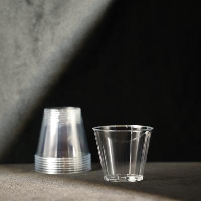 Κίνα 5OZ Διαφανές PS πλαστικό φλιτζάνι μιας χρήσης FDA SGS πιστοποιημένο για χυμό προς πώληση