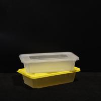 China PP Plastic Lunch Box Microwave Safe Bento Box 500ml 170x108x43mm for sale