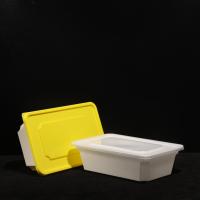 China 750ml Disposable PP Lunch Box Stackable 185x118x55mm Custom Color Printing for sale
