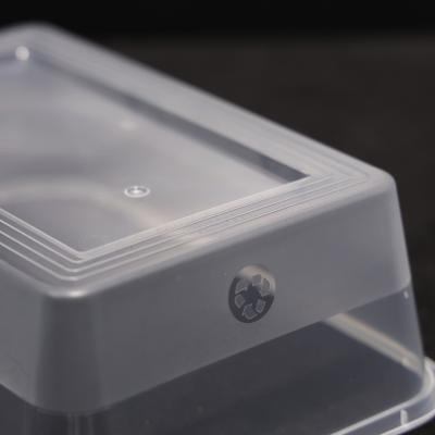 China 500 ml lekvrije, stapelbare, gedrukte, snap-on-lid, PP-microgolfbox voor fruit Te koop