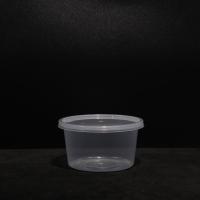 China 440ml Leak Proof Stackable PP Round Lunch Box for Food Storage 20g for sale