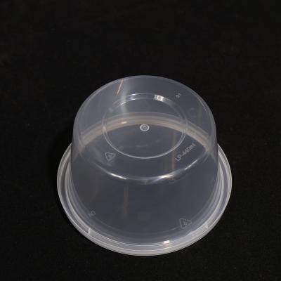 Cina La scatola da pranzo in PP a microonde a prova di perdite a 540 ml, arrotondata e impilabile, con colore personalizzato in vendita