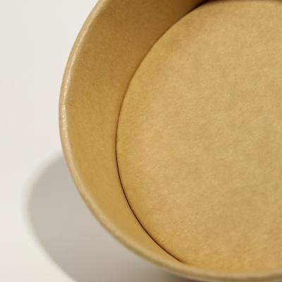 China Round Custom Printed Kraft Paper Boxes Packaging Recyclable For Business for sale