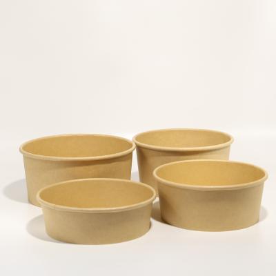 China Customized Printed Food Packing Paper Box Recyclable Brown Cardboard Food Boxes Paper Bowl for sale