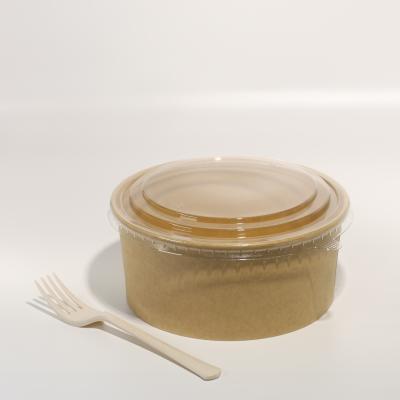 China Customized Printed Food Packing Paper Box Recyclable Brown Cardboard Food Boxes Paper Bowl for sale