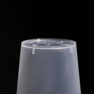 China Customized Printing 500ML Plastic PP Juice Cup With Lid For Coffee for sale