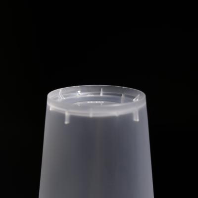 Cina Tazze monouso in plastica trasparente 600 ml personalizzabili Tazze di tè PP Boba rotonde in vendita