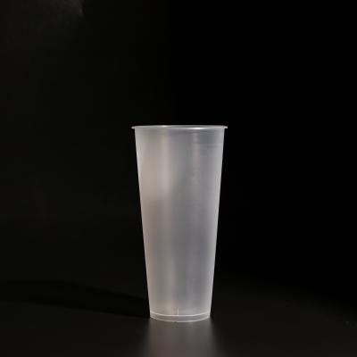 중국 냉동 음료용 뚜?? 이 있는 맞춤형 PP 일회용 플라스틱 음료 잔 판매용